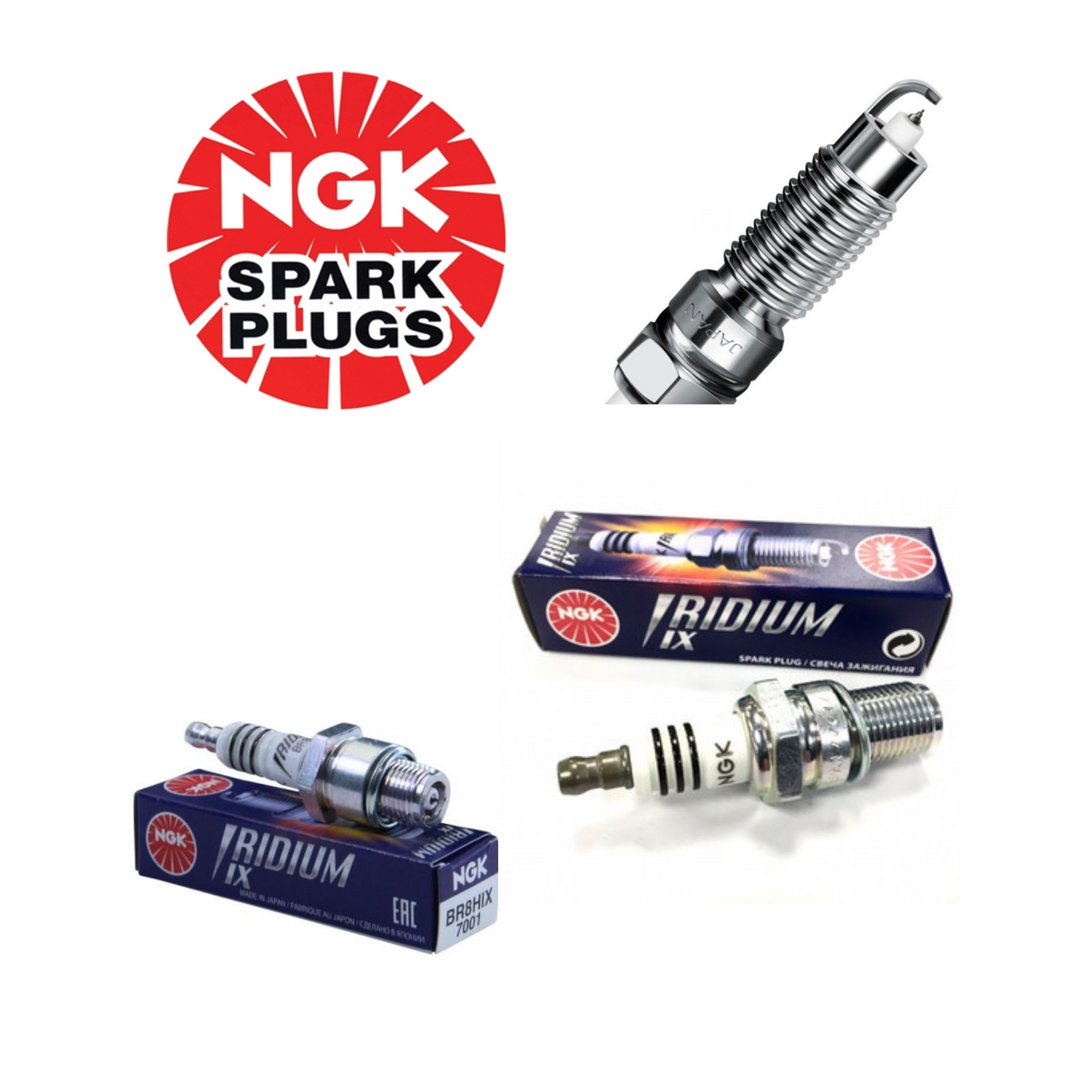 NGK Iridium Spark Plugs 2-Stroke – High Speed Industries
